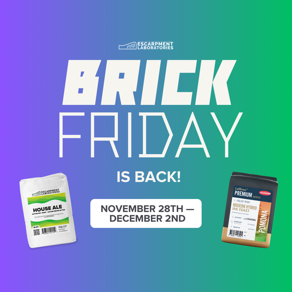 BRICK FRIDAY: Bigger & Better Deals! | Nov 28-Dec 2 – Escarpment Labs