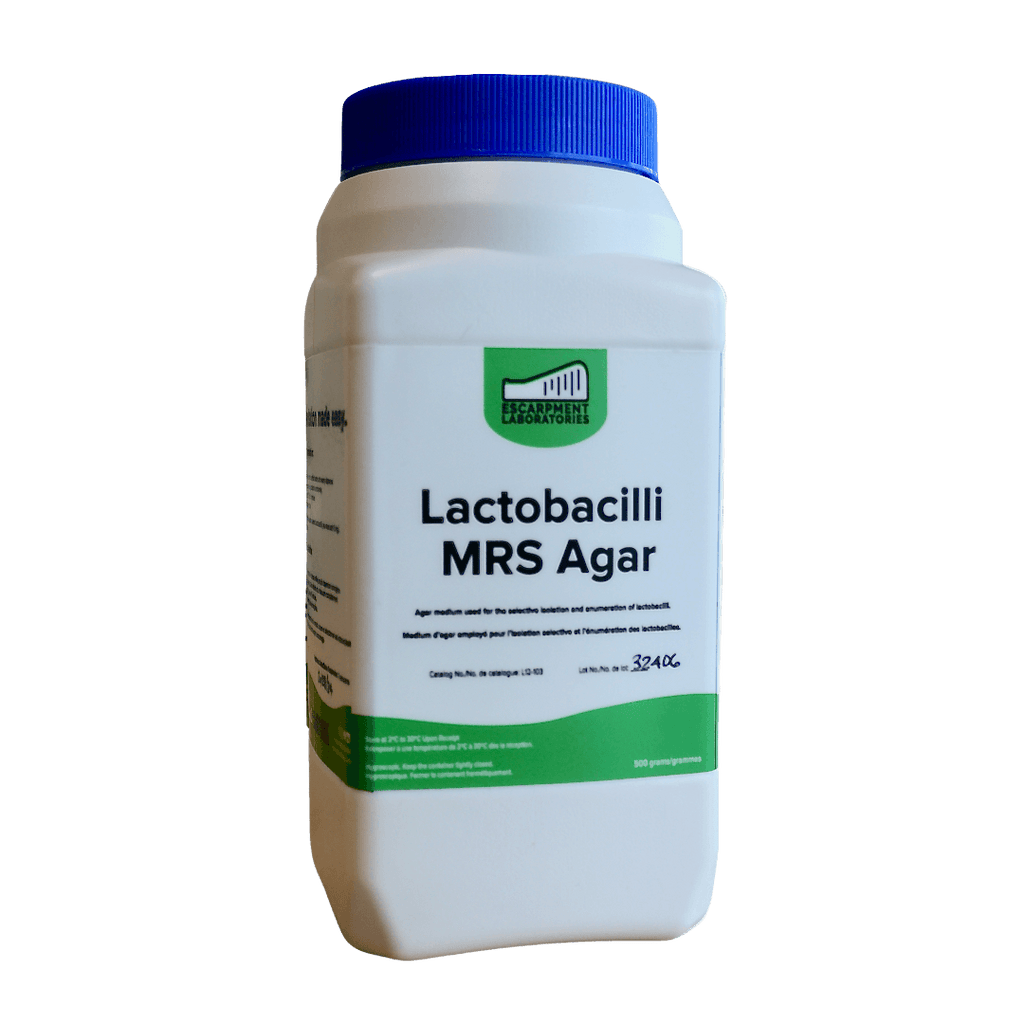 Lactobacilli MRS Dry Agar / Lab Equipment | Escarpment Labs